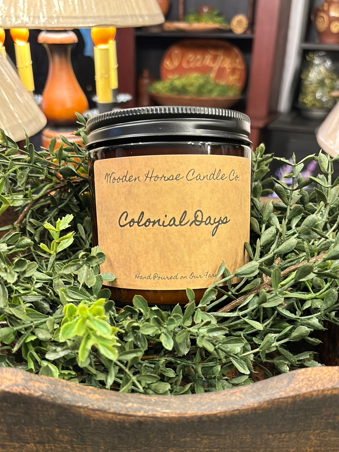 Colonial Days Candle – Wooden Horse Primitives
